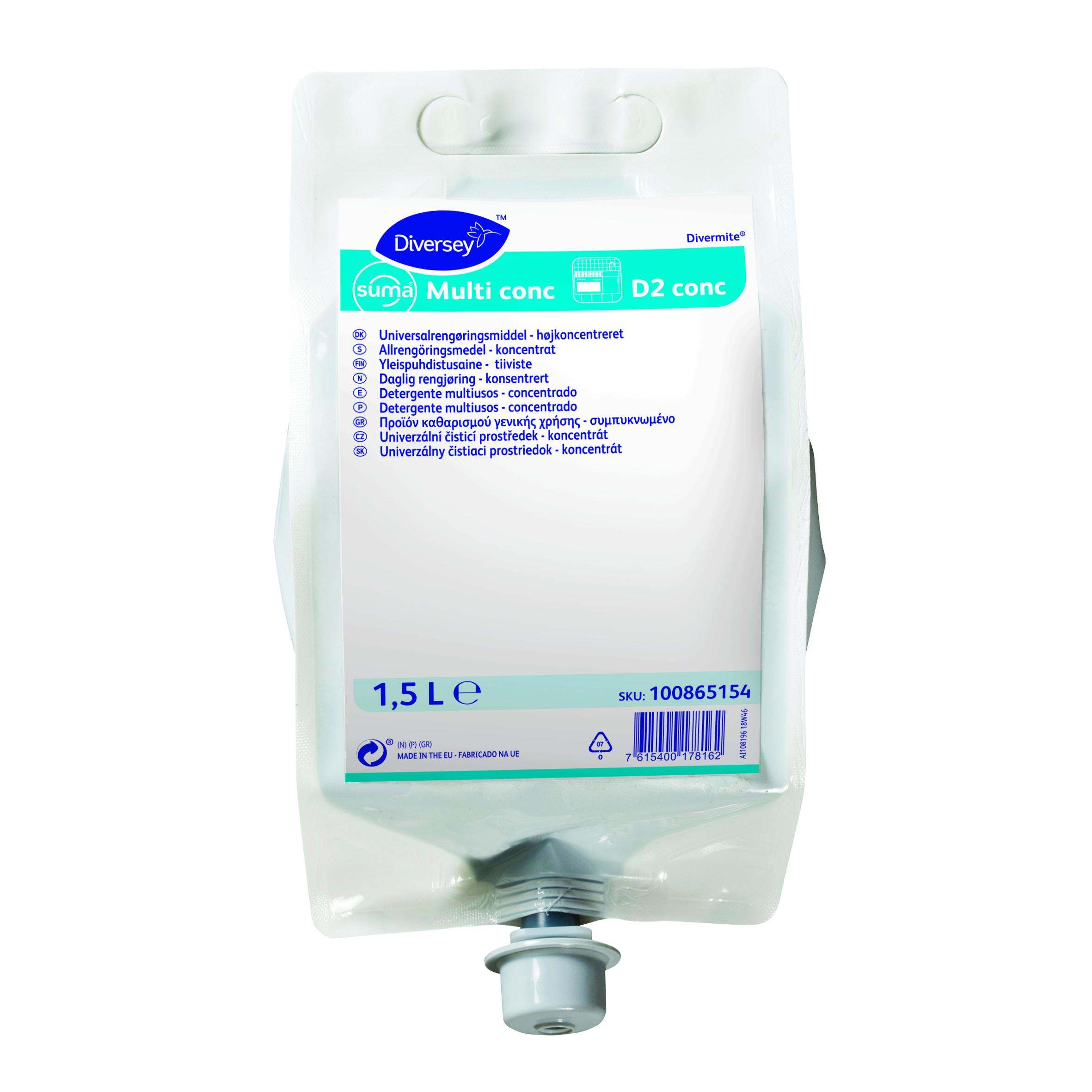 Suma Multi conc DvM D2 conc 4x1.5L - Yleispuhdistusainetiiviste ...