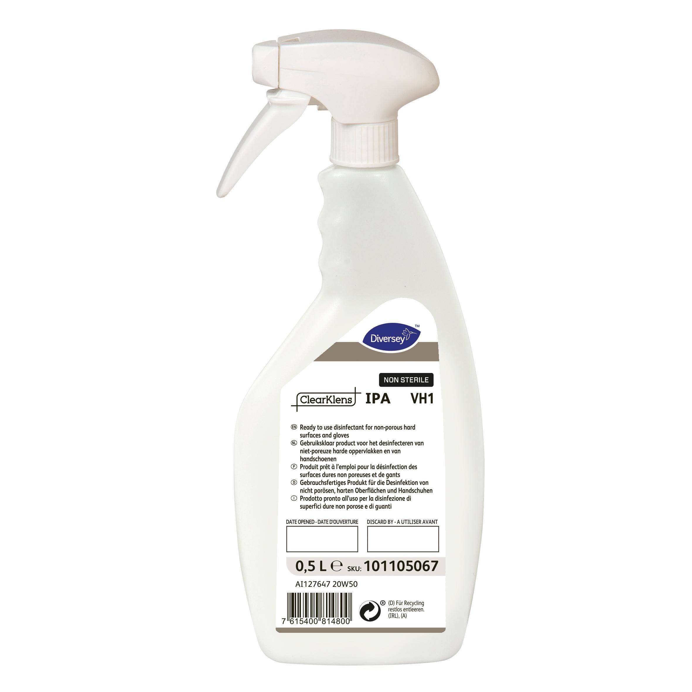 ClearKlens IPA VH1 12x0.5L - Sterile airless spray for disinfection in ...